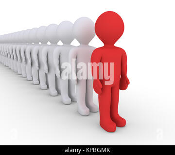 Concept of being different and unique as a symbol of individuality and ...