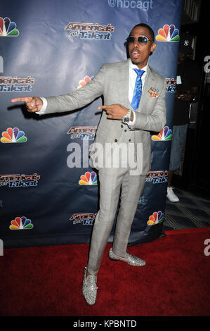 Nick Cannon at the 'Americas Got Talent' Season 8 Post Show Red Carpet ...