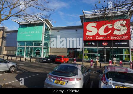 Staples Corner Retail Park in Edgeware Road, London, England Stock ...