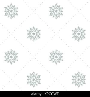 Seamless vector pattern. Simple christmas winter motif with red ...