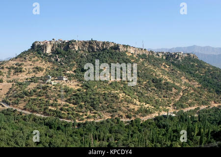 Village Amediya on a hill in the Autonomous Kurdistan Region of Iraq ...