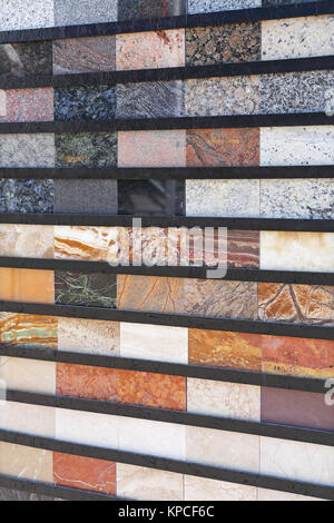 Samples of marble, granite, quartz. Background and texture of multi ...