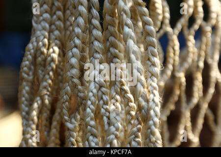 Handmade jute product Stock Photo - Alamy