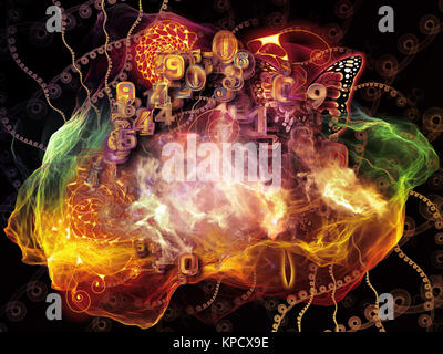 Unfolding of Math Visualization Stock Photo - Alamy