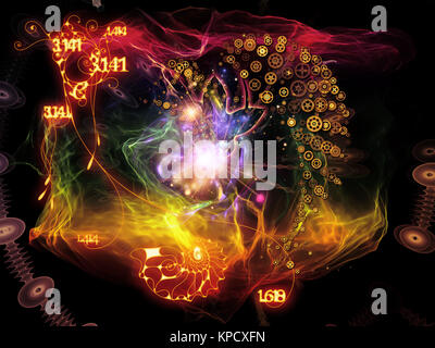 Math Visualization Synergy Stock Photo - Alamy