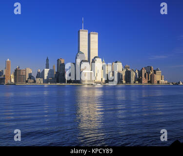 1999 HISTORICAL TWIN TOWERS (©MINORU YAMASAKI 1973) DOWNTOWN SKYLINE ...