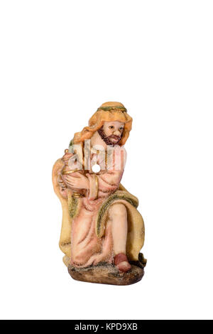 Elements of the Catholic Christian crib onthe white background Stock ...