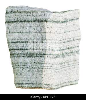 Skarn (tactite) stone isolated on white Stock Photo - Alamy