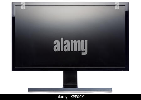 Stylish, modern LCD computer display in pivot position, font view Stock ...