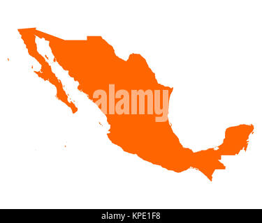 Karte von Mexiko Stock Photo - Alamy