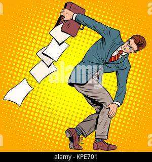 businessman discus thrower Stock Photo - Alamy