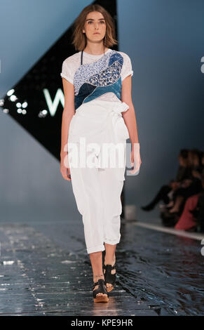 SYDNEY, AUSTRALIA - APRIL 13: A model walks the runway at the Watson X ...