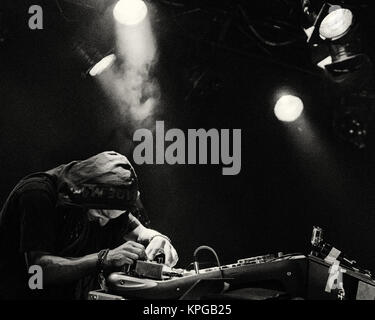 The British dubstep DJ and electronic music producer Mala performs his ...