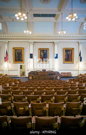 The Senate Chamber of the New Hampshire State House Stock Photo ...