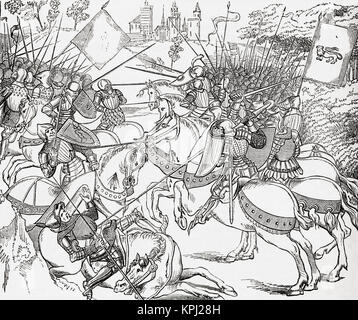 The Battle of Crécy was an English victory during the Edwardian phase ...