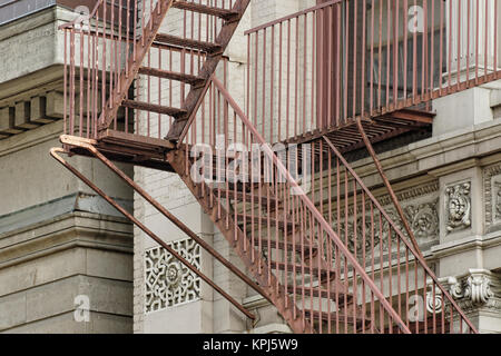 Architectural details, Main Street, Louisville, Kentucky Stock Photo ...
