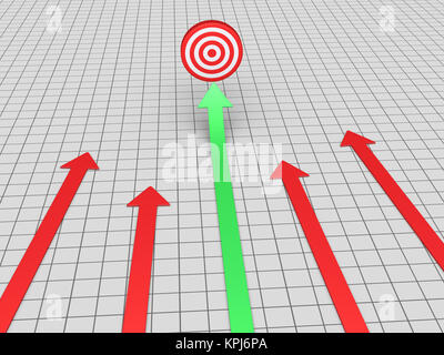 Best arrow finds target Stock Photo - Alamy