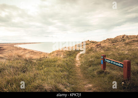 View from the Bulbjerg near the Thy Stock Photo - Alamy