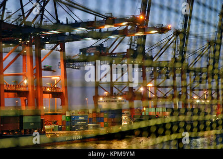 A beautiful shot of the harbor of Hamburg in Germany Stock Photo - Alamy