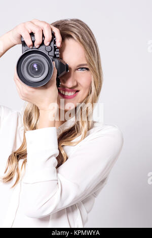 Smile Please, Say Cheese Stock Photo - Alamy