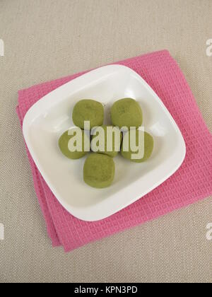 matcha chocolate balls Stock Photo - Alamy