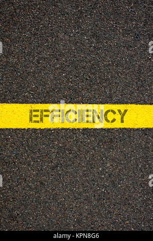 Street Sign the Direction Way to Efficiency Stock Photo - Alamy