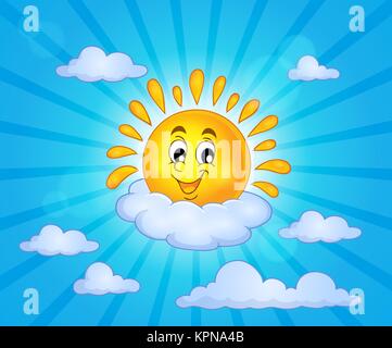 Cheerful sun theme image 2 Stock Photo - Alamy