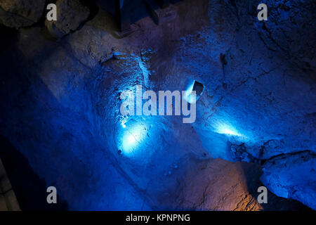The ancient water system called the “Warren’s Shaft" named after ...