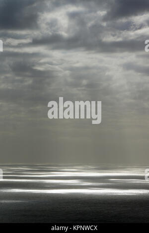 clouds cast their shadows on the ocean surface Stock Photo - Alamy