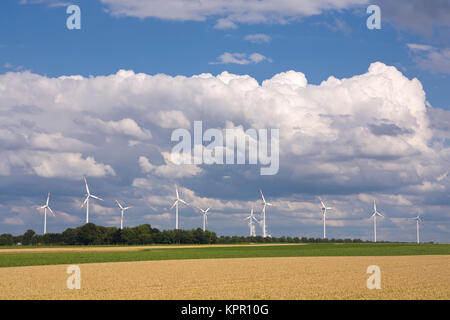 Deutschland, Europa, Windpark, erneuerbare Energie, Windkraftanlagen ...