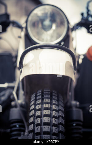 Trial motorcycle knobby tire Stock Photo - Alamy