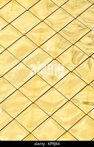 Golden metal panels texture background Stock Photo - Alamy