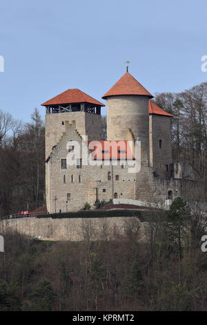 normannstein castle near treffurt in thuringia Stock Photo - Alamy