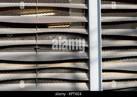 Exterior building ventilation grills as part of the architectural air ...