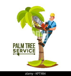 Professional Arborist Tree Care Service Organic Eco Sign Concept ...