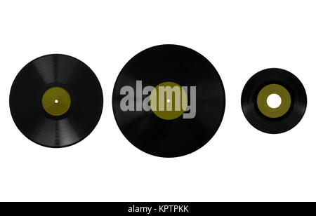 Size comparison of recording media Stock Photo - Alamy