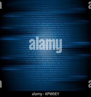Binary code and geometric shapes Stock Photo - Alamy