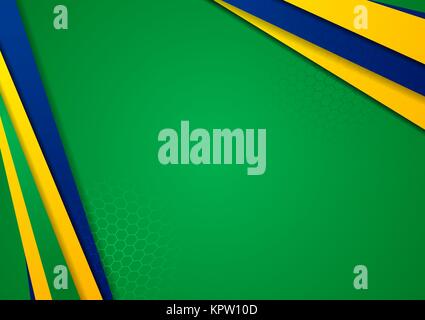 Abstract background in Brazilian colors Stock Photo - Alamy