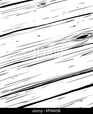 Outline sketch of wooden boards Stock Photo - Alamy