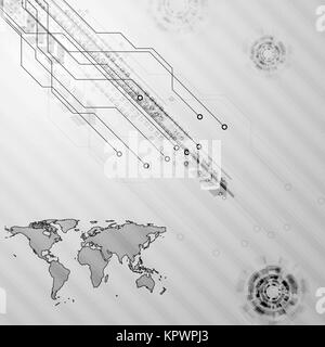 Abstract grey engineering tech background Stock Photo - Alamy