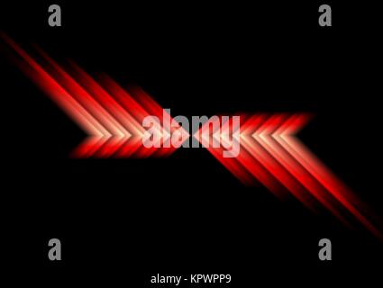 Glow red arrows abstract background Stock Photo - Alamy