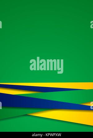 Brazilian Flag Pattern with Brazilian Color Gradient Background Stock ...