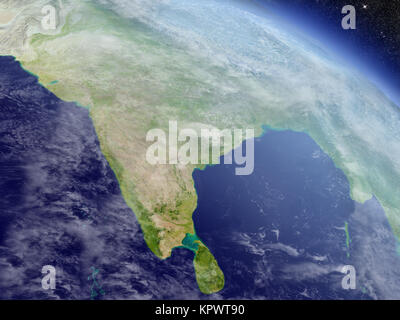 World Map of INDIAN SUBCONTINENT: India, Pakistan, Nepal, Himalayas ...