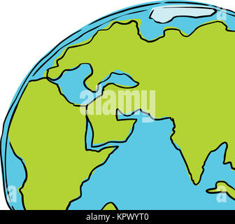 Cropped View of Earth Stock Photo - Alamy