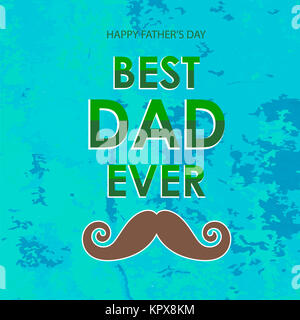Best Dad Poster. Happy Fathers Day Design Stock Photo - Alamy