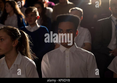 Hall and the crowd, a group of students Stock Photo - Alamy