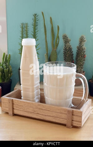 Cereal and soya bean milk for a healthy and nutritious breakfast ...