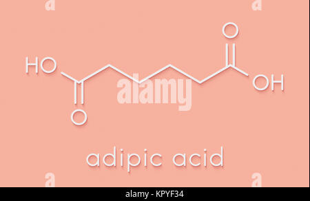 Adipic acid nylon molecule Stock Photo - Alamy