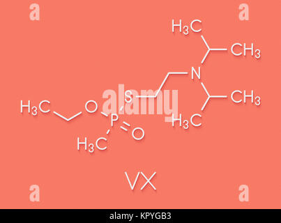 VX nerve agent molecule Stock Photo: 55431016 - Alamy