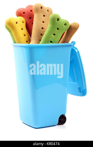 dog biscuits and wheelie bin Stock Photo - Alamy